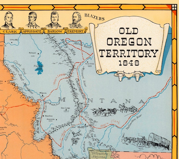 Oregon Country 1848
