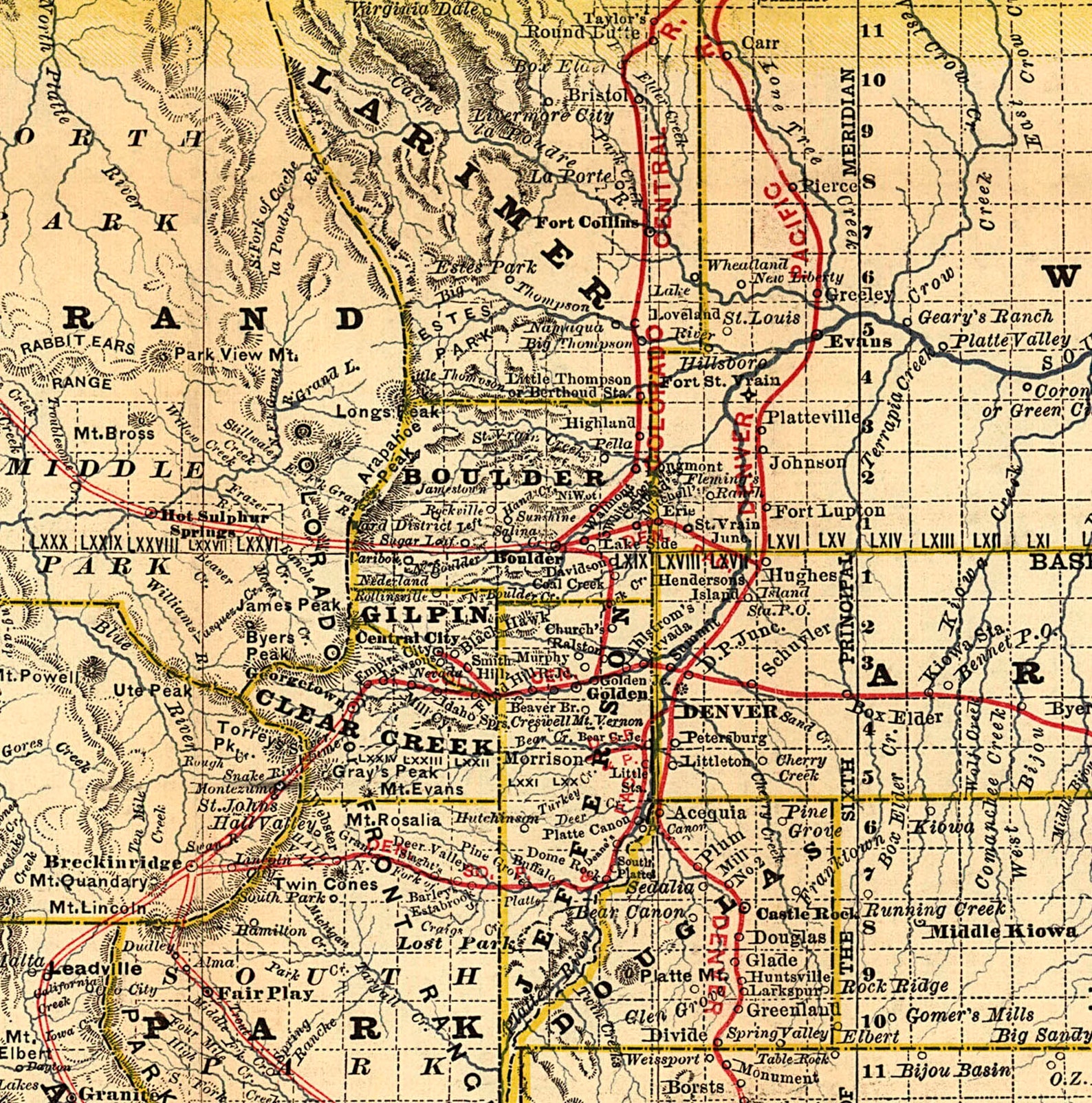 Colorado 1879 Ready-to-frame 24 X 36 Print - Etsy