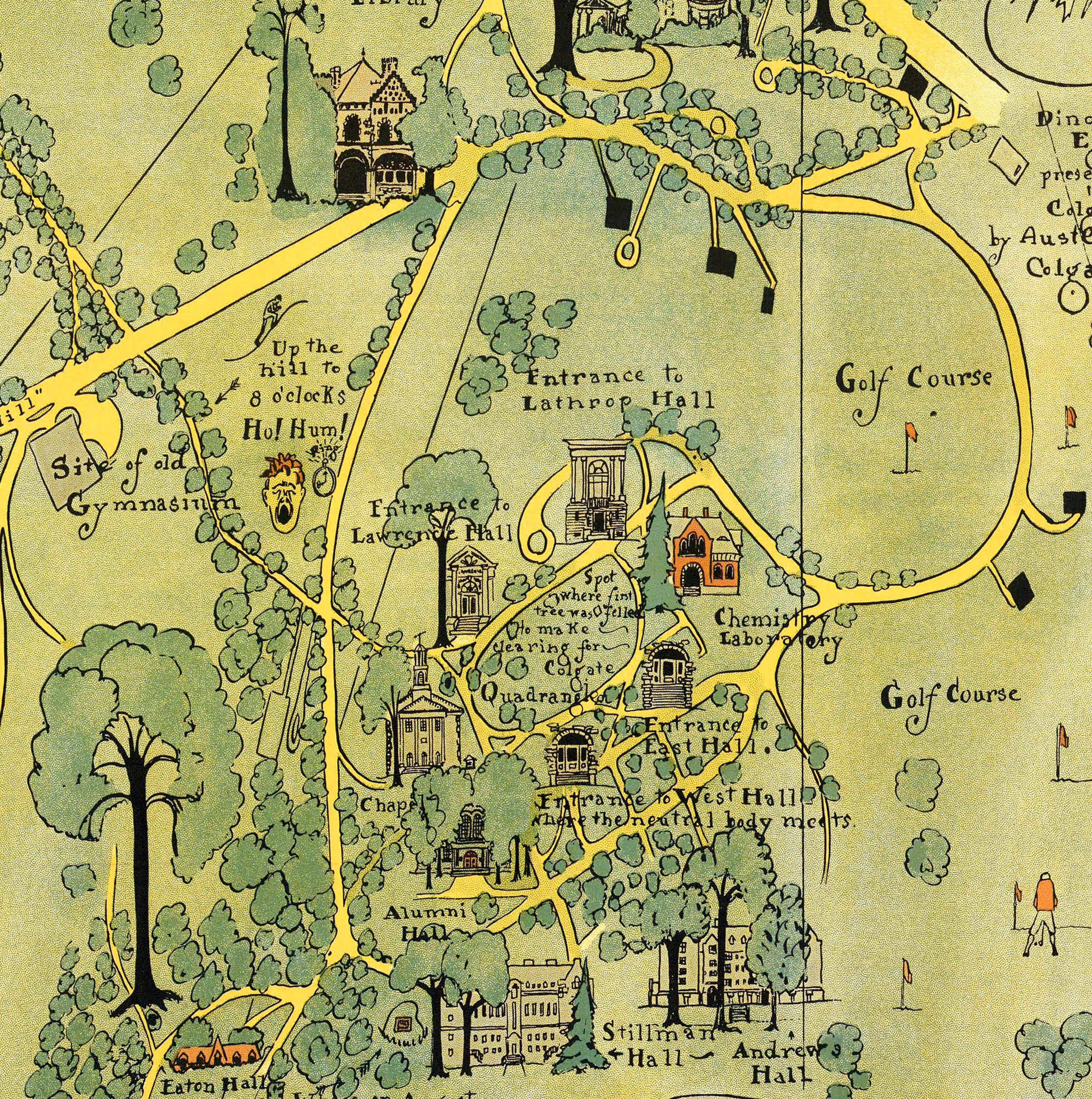 Colgate University 1927; Ready-to-frame 24" X 36" Print Reproduced From ...