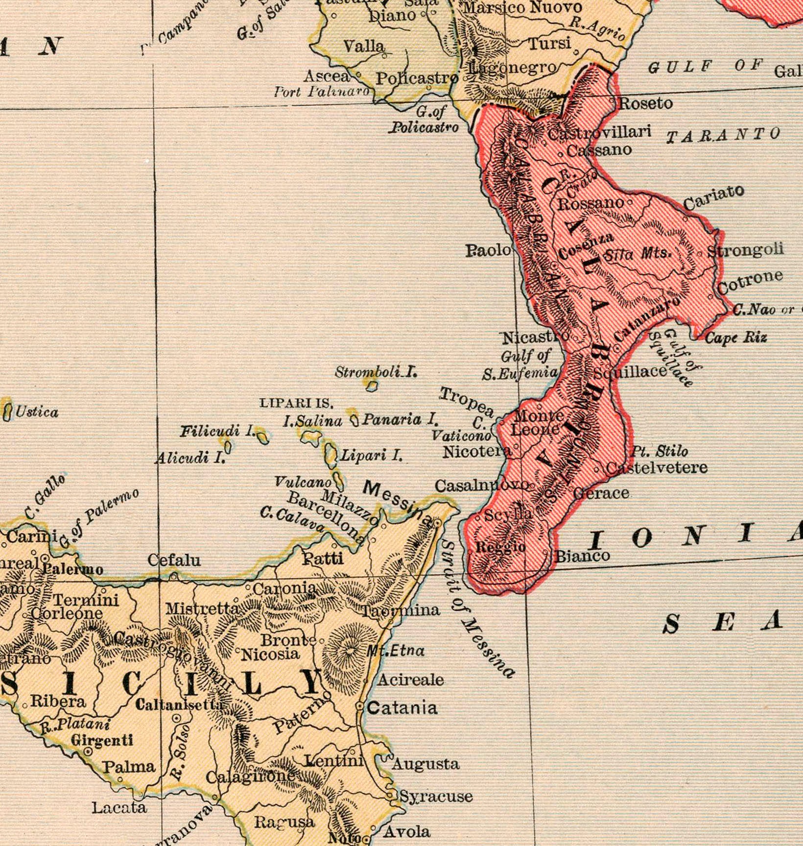 Italy 1883 Ready-to-frame 18 X 24 Print - Etsy