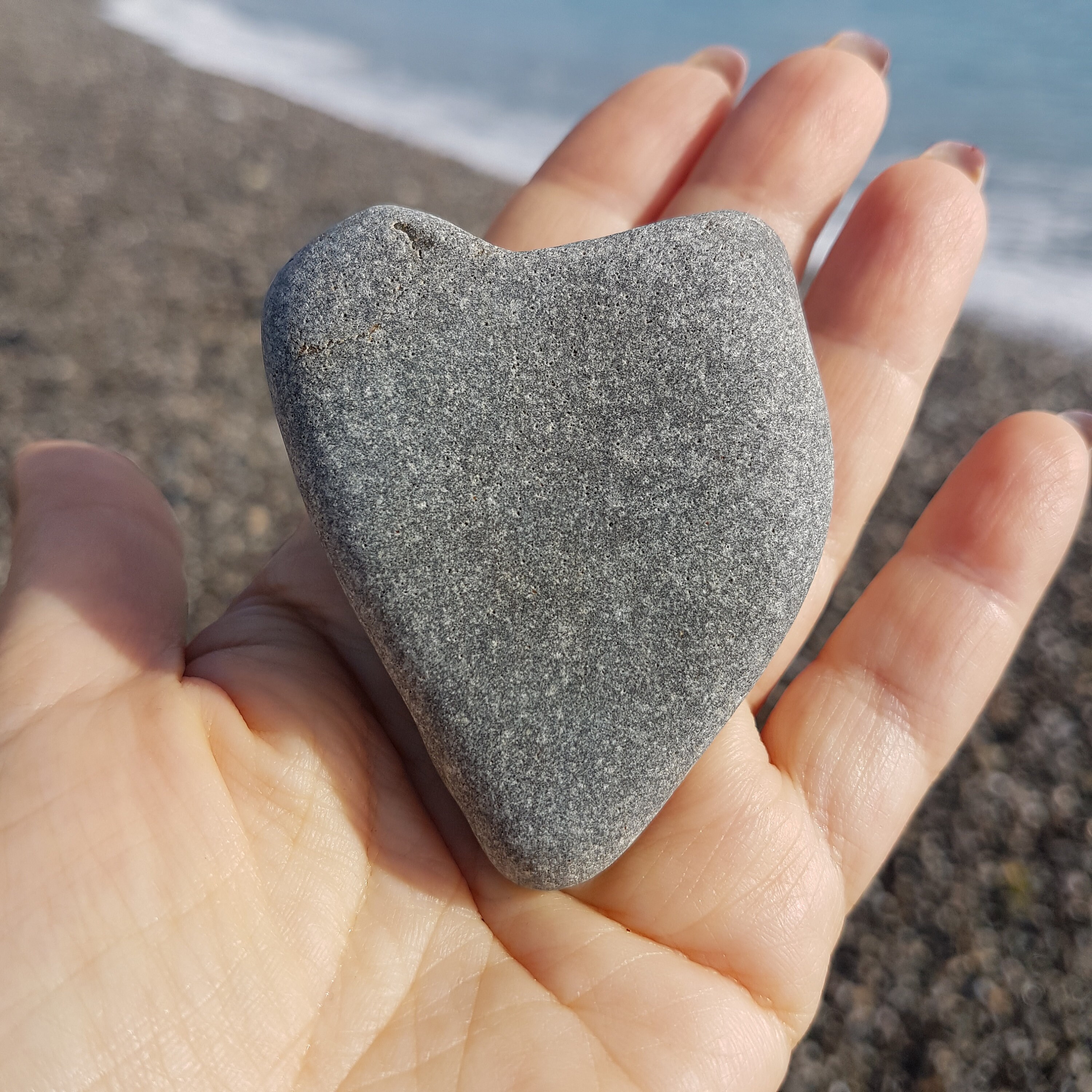 Craft Supplies & Tools Materials Mosaic Making Heart Sea Rock Natural ...
