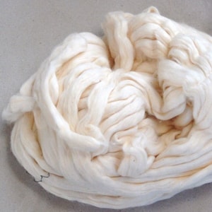 ORGANIC COTTON ROVING ~ Suitable for Spinning, Stuffing, Crafting ...