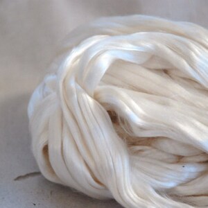 MULBERRY SILK ~ Silk Roving Ready for Spinning, Felting and Other ...