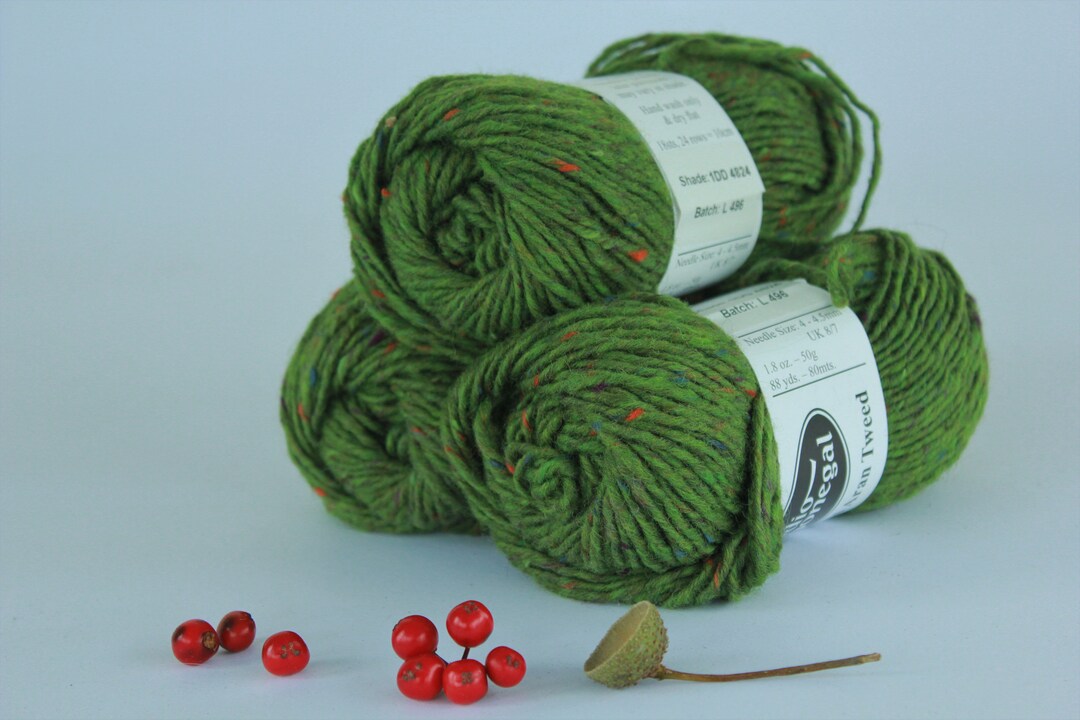 GREEN 4824 ~ Traditional Irish WOOL Tweed ~ Aran, Donegal Tweed, Irish ...