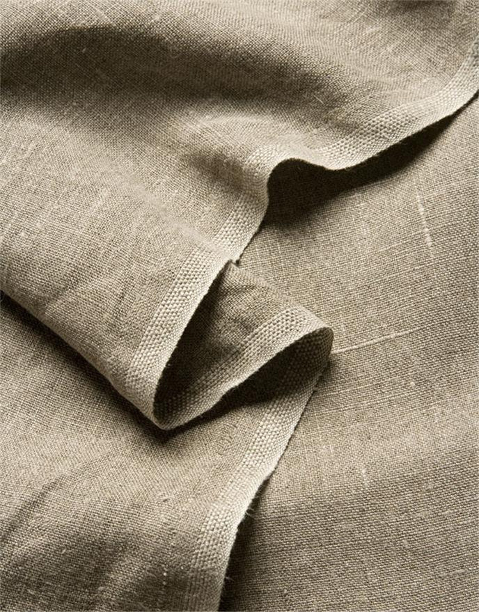 LINDEN Natural Grey Linen – Prewashed 100% Linen Fabric | 150cm Wide - Etsy