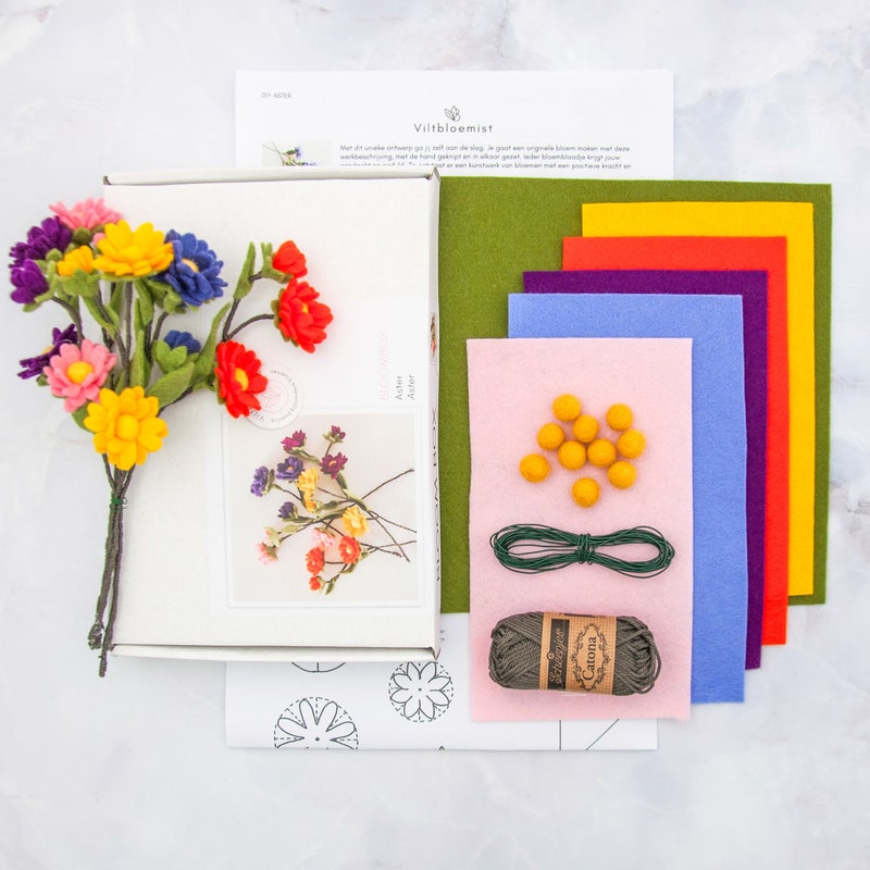 Felt Flower Kit - Etsy