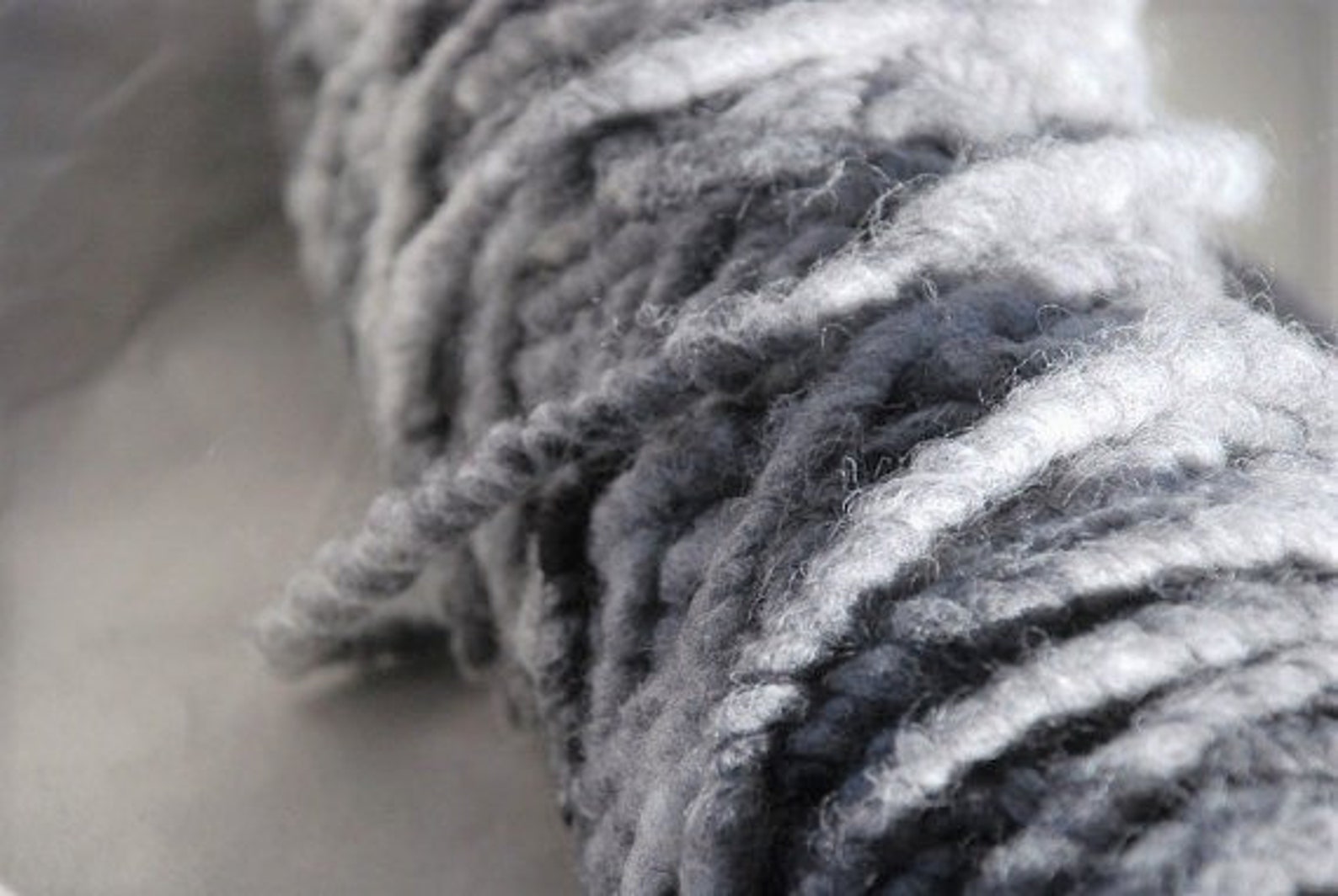 DARK GREY BULK Carpet Yarn Undyed Woolen Rope Suitable for - Etsy