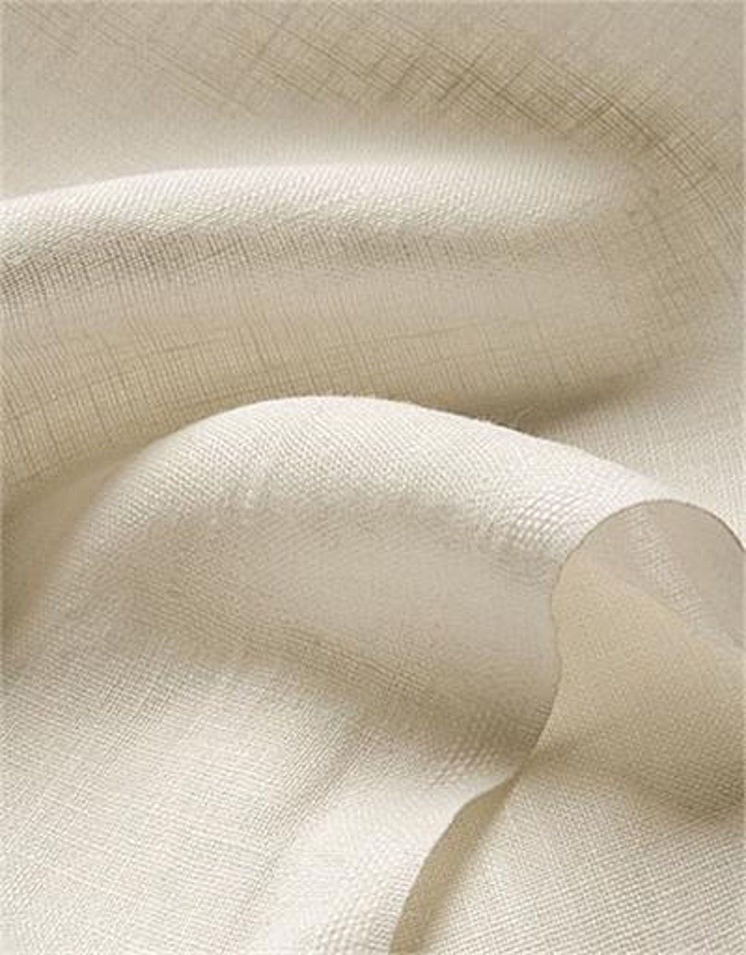LIONA White Linen Fabric – 100% European Linen | Midweight, Oxygen ...