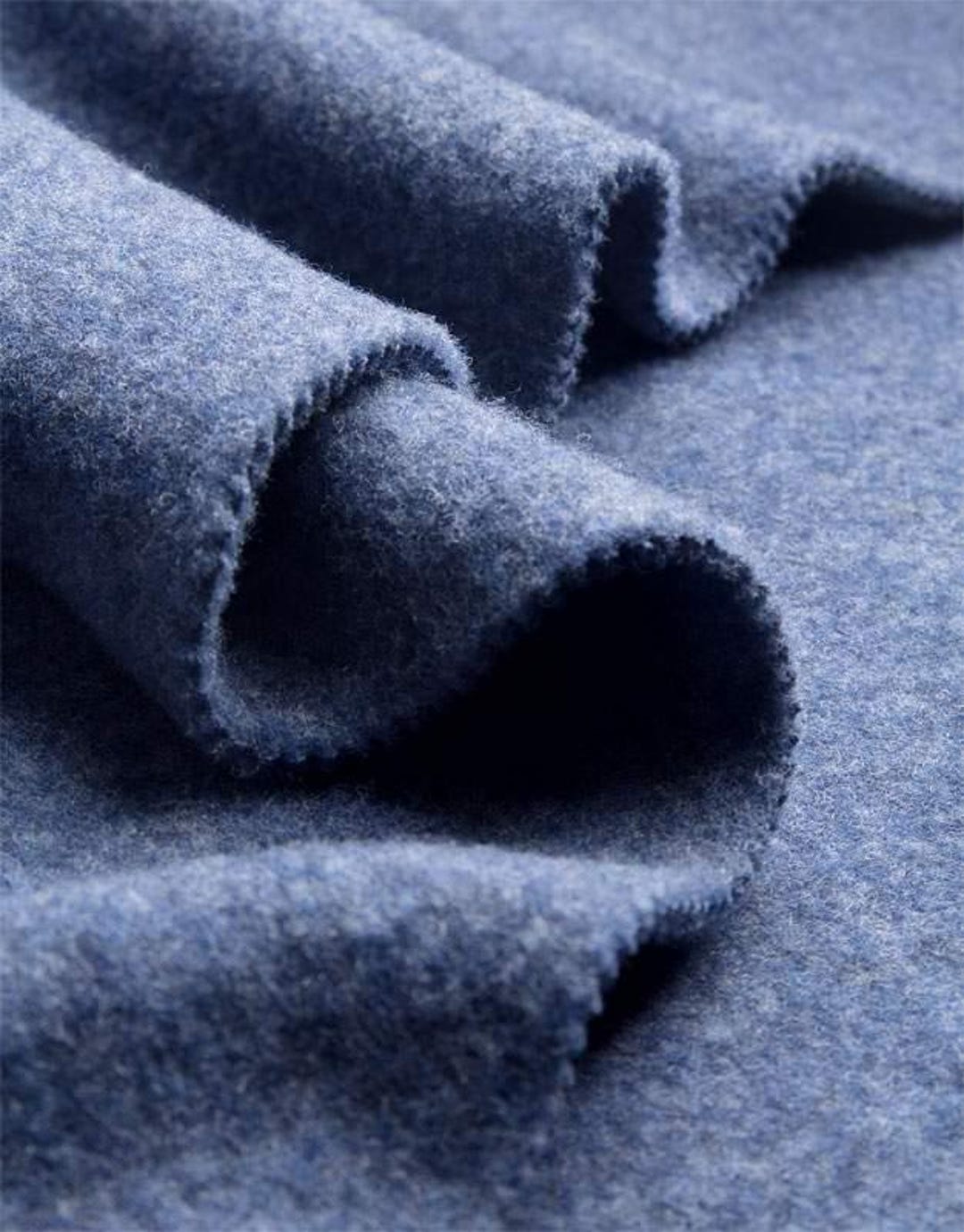 WOOL FLEECE BLUEBERRY 2 - Organic Wool Fabric - Etsy