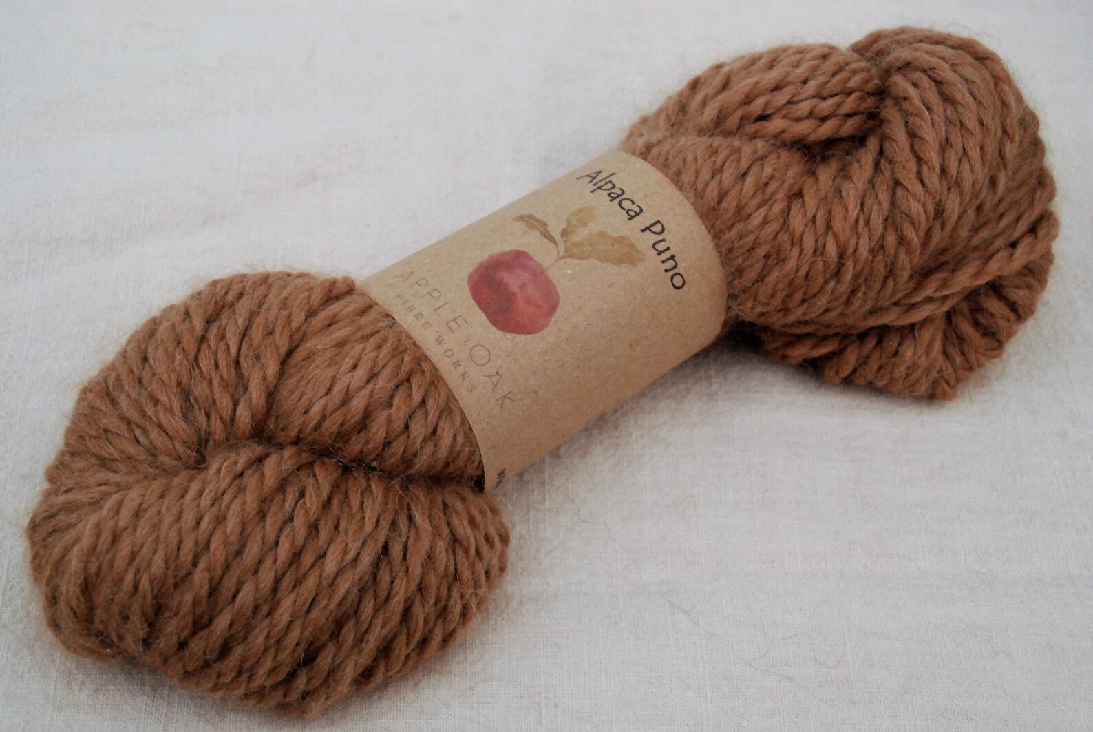 Baby Alpaca Yarn PUNO CINNAMON Chunky 100gr Co.no.206 | Etsy