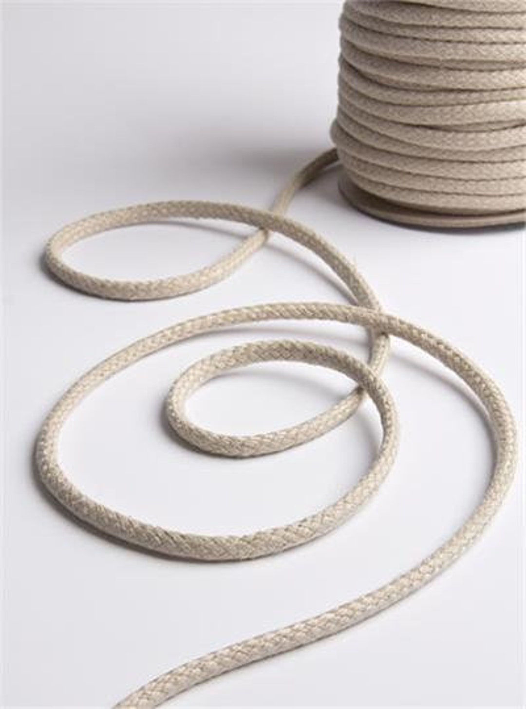 HEMP CORD Plaited Round 6.4mm~ Strong and Sturdy Cord or String, for ...