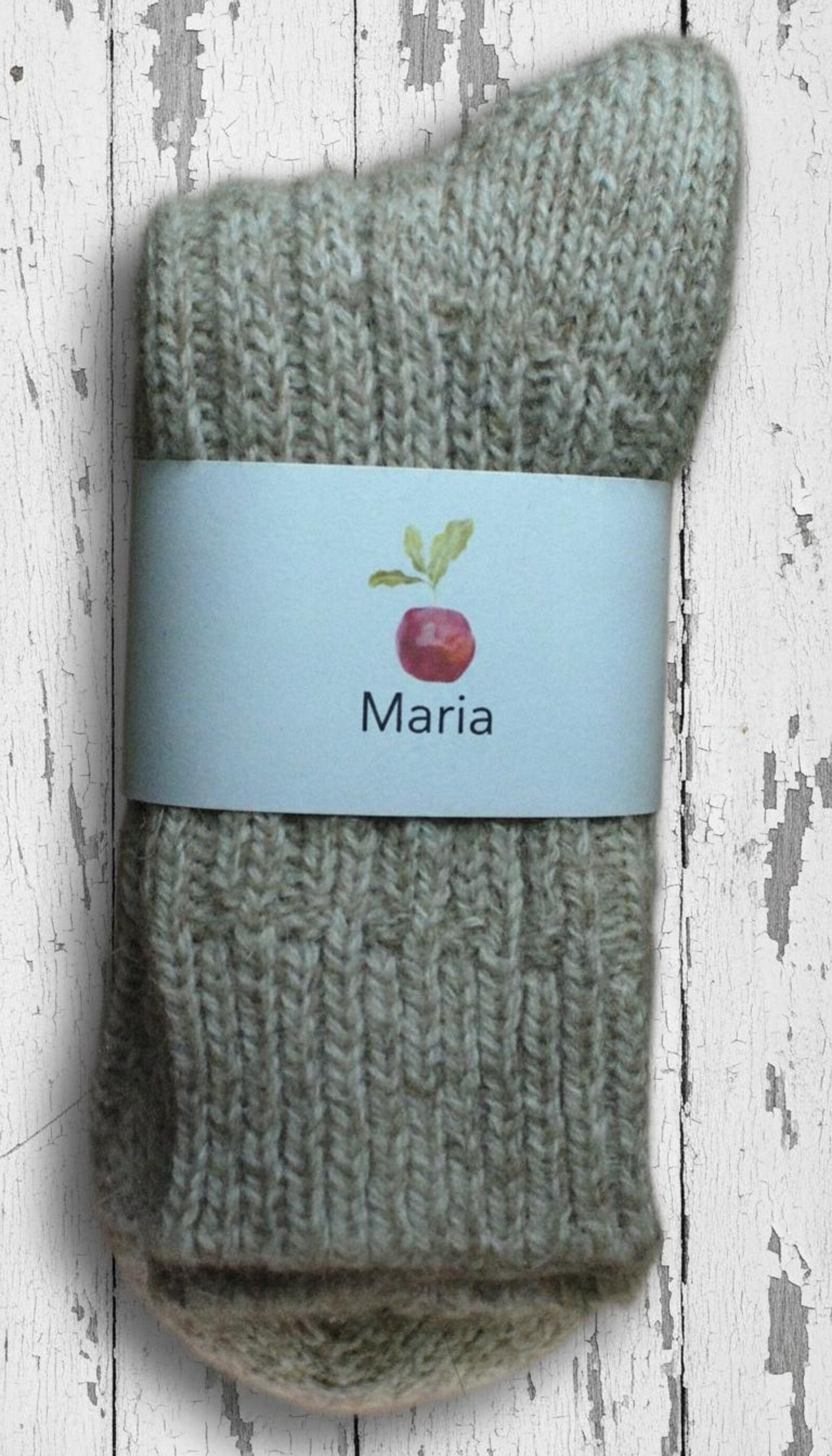 ALPACA WOOL SOCKS ~ Maria ~ Thick, Soft & Natural | Indoor Bed Socks ...