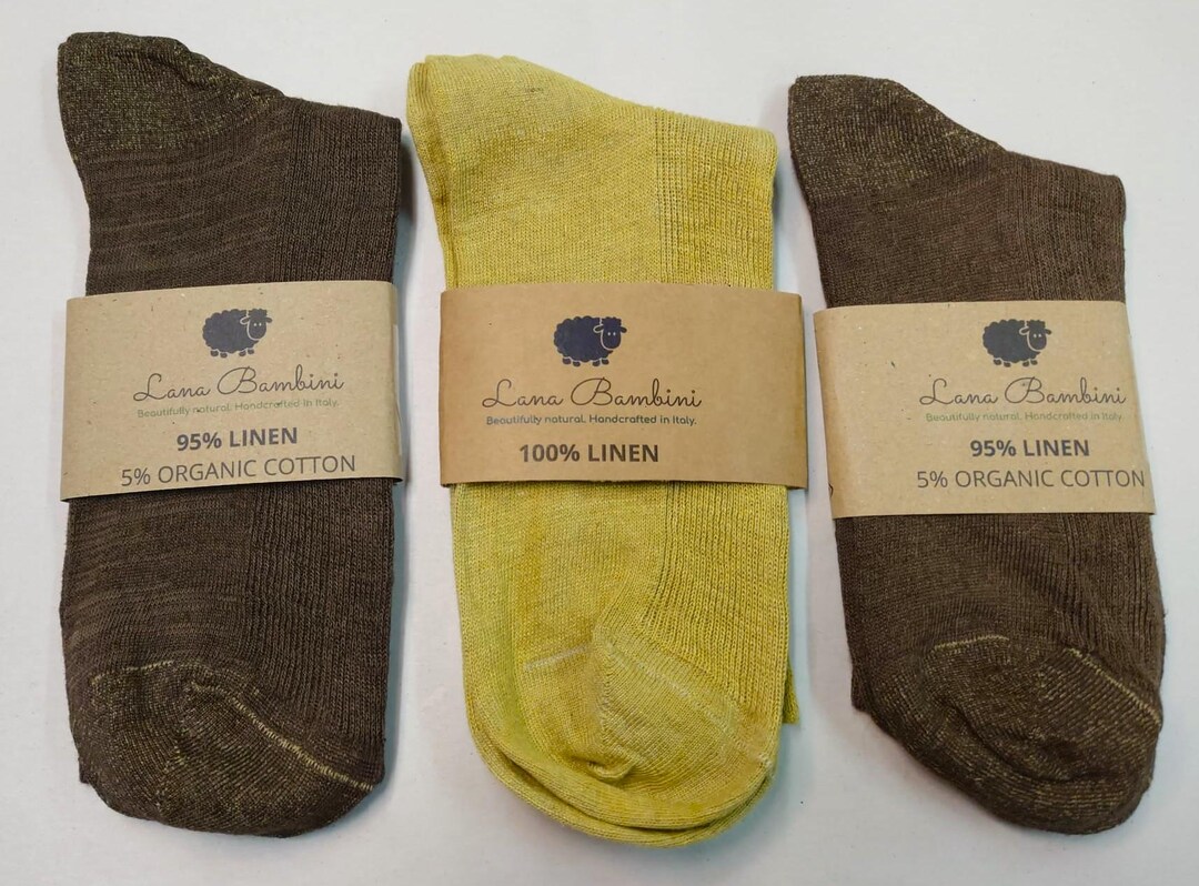ZETA LINEN SOCKS ~ Naturally Dyed ~ Linen Sock. Naturally Dyed in ...