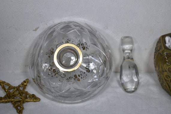 1800s French Glass Vanity Set, Napoleon III Beautiful… - Gem