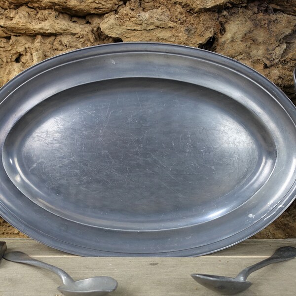Pewter Plate - Etsy