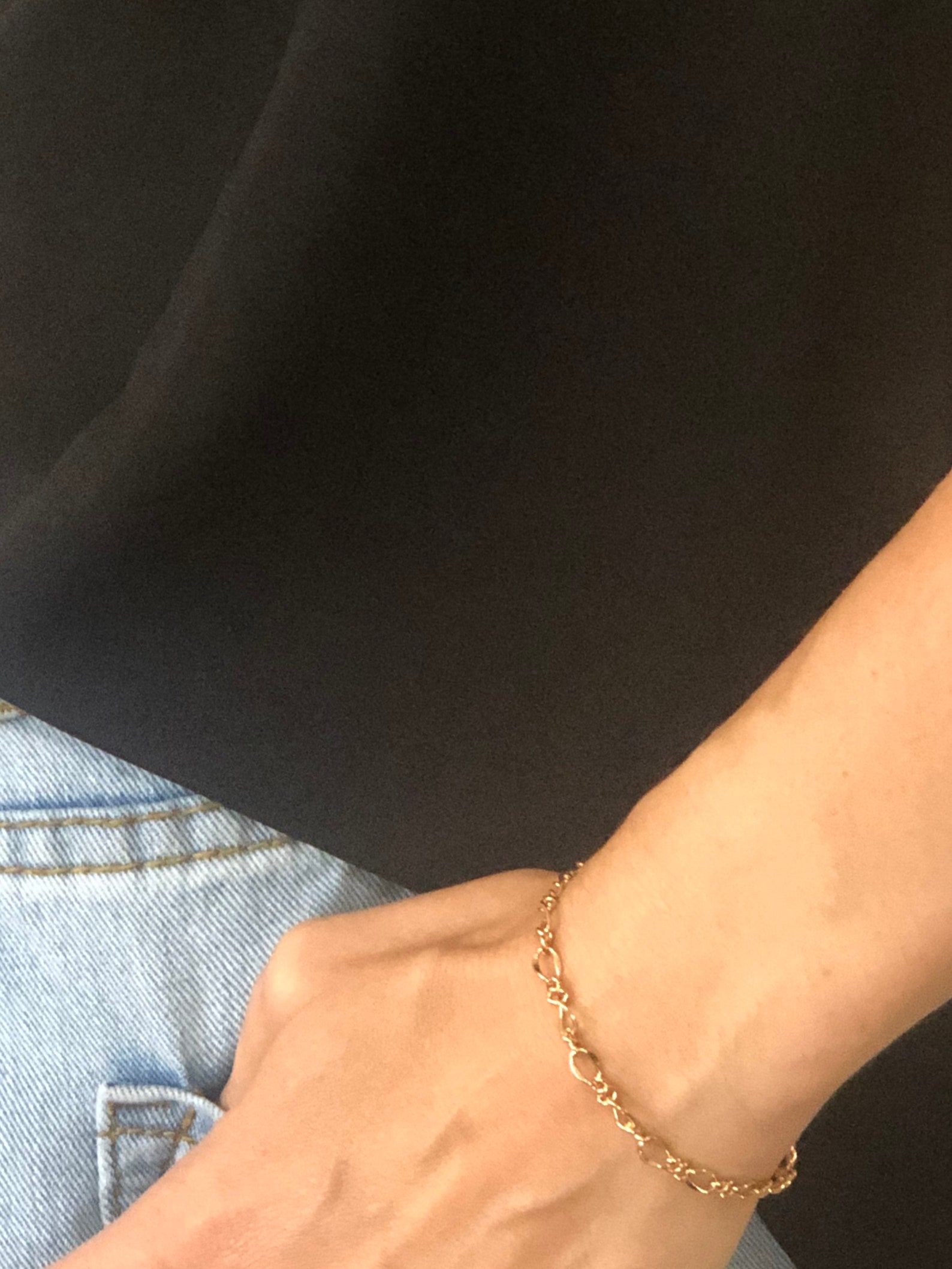 Gold Chain Bracelet For Women Layering Bracelet Dainty Gold | Etsy