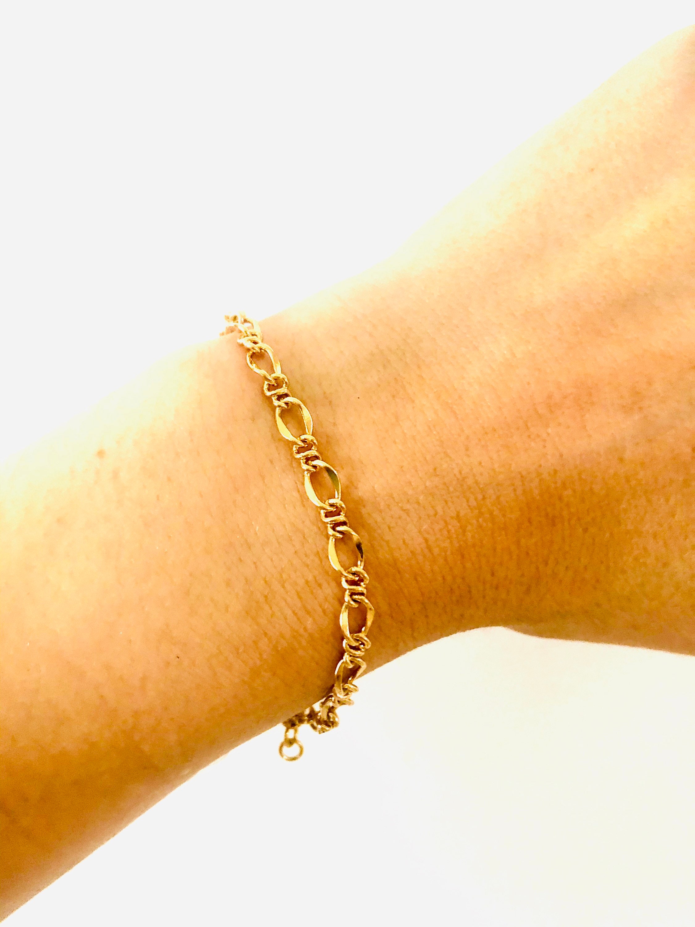 Gold Chain Bracelet For Women Layering Bracelet Dainty Gold | Etsy
