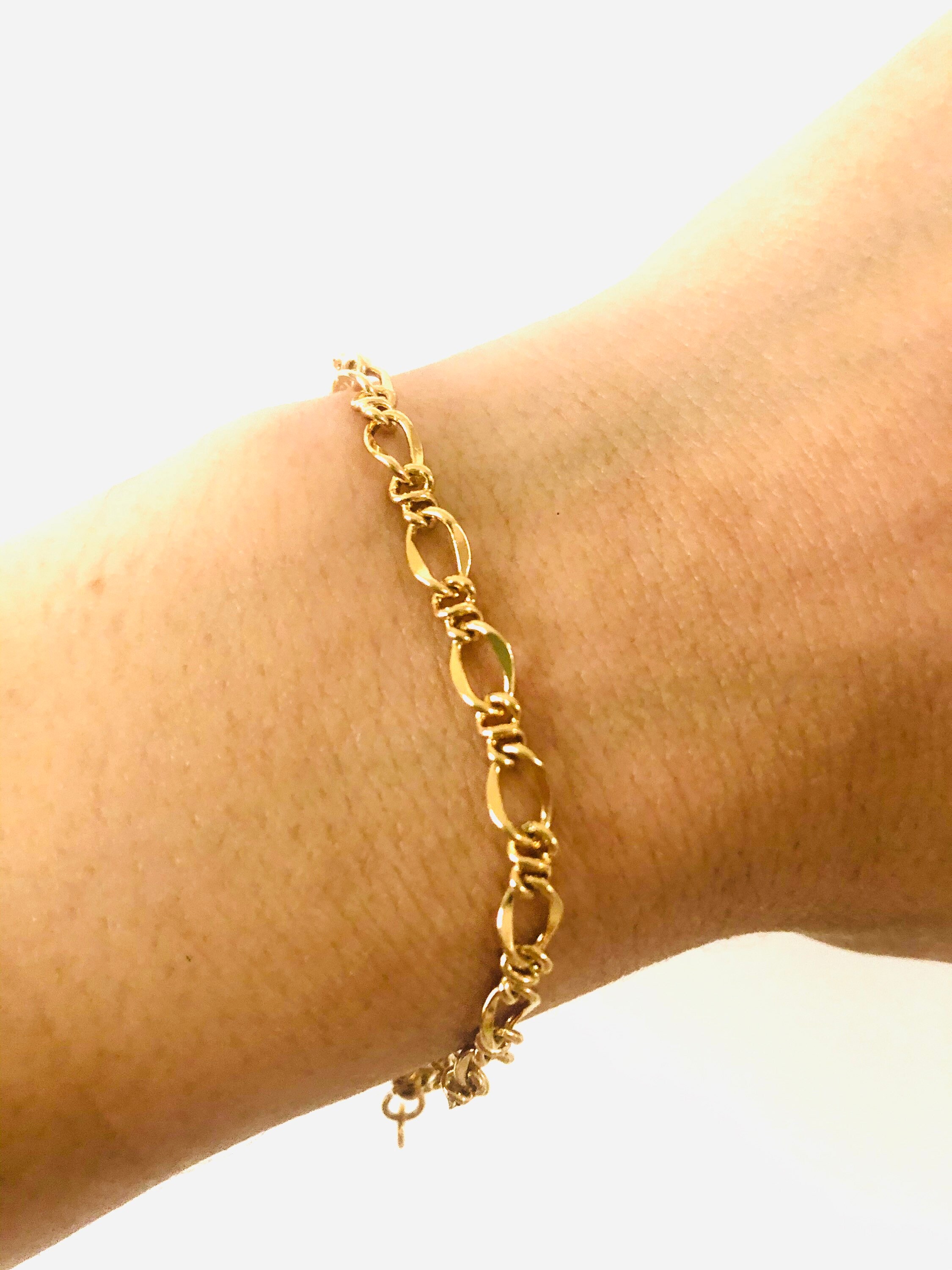 Gold Chain Bracelet For Women Layering Bracelet Dainty Gold | Etsy