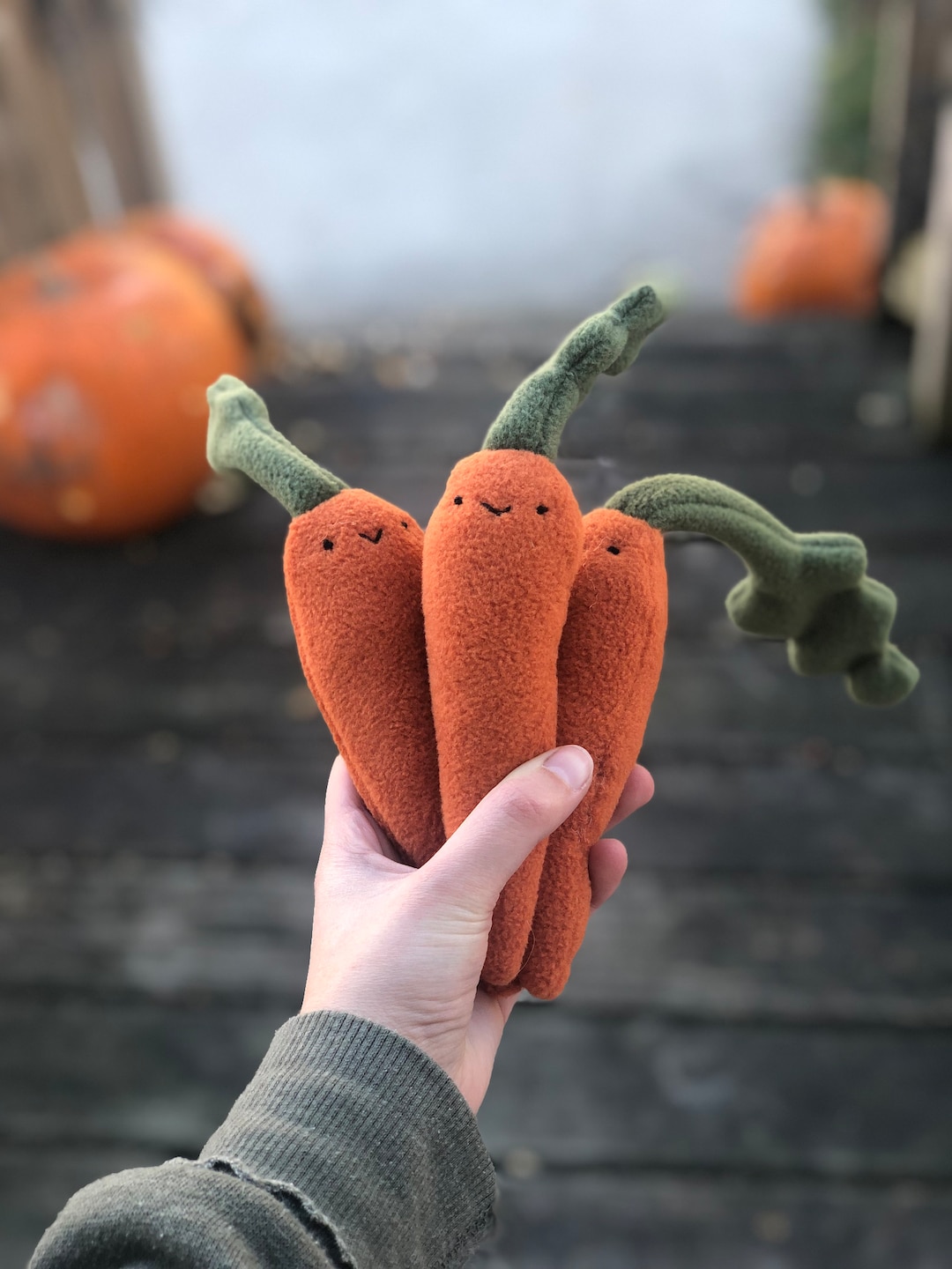 Adorable Soft Mini Carrot Plushie // Healthy Veggie Stuffed Toy - Etsy