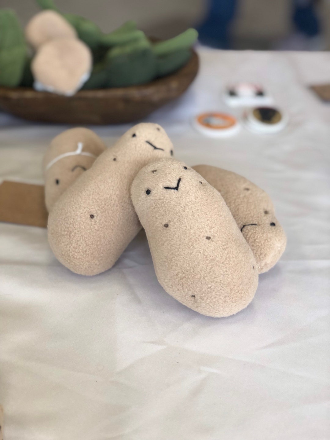 Potato Plushie // Potato Stress Toy Plushie // Baby Safe Plushie - Etsy