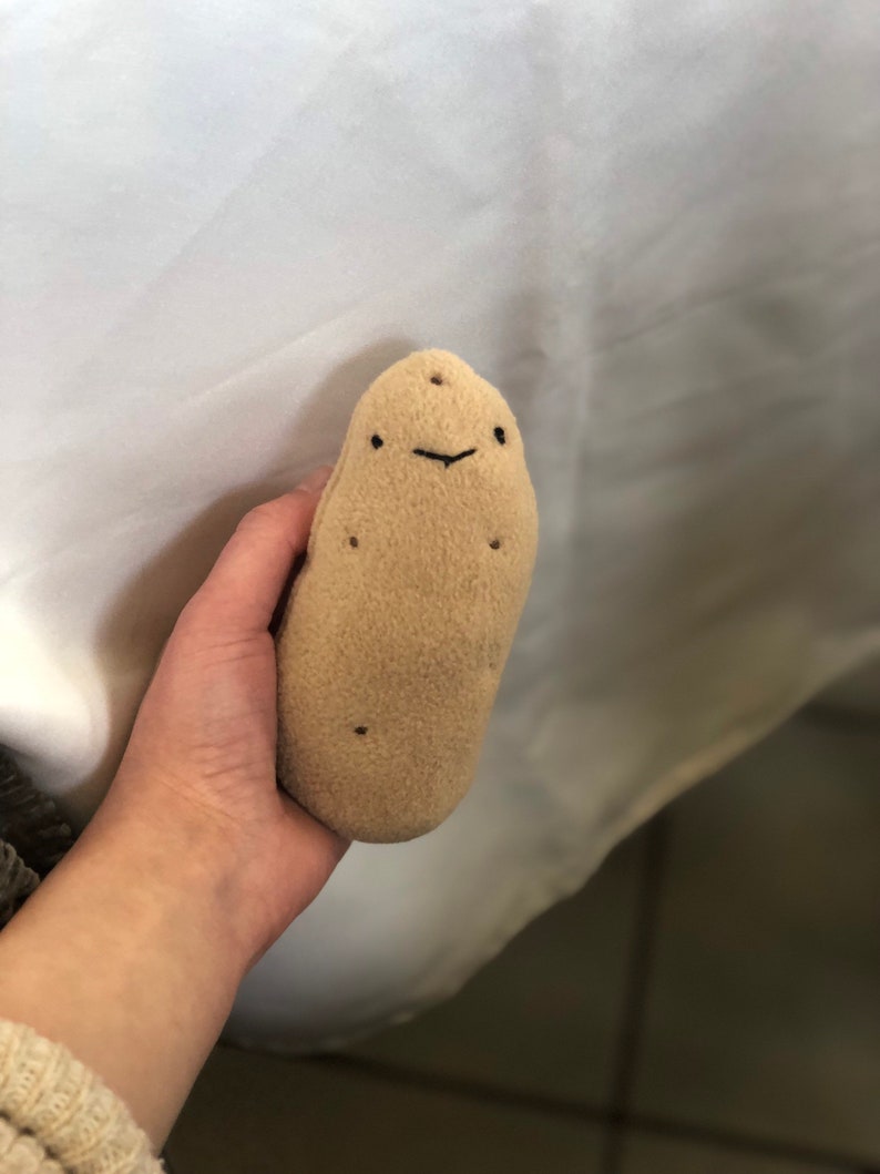 Potato Plushie // Potato Stress Toy Plushie // Baby Safe - Etsy