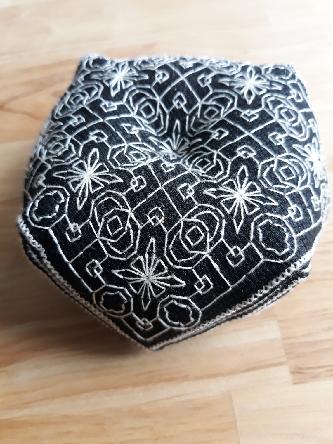 Set of 3 Biscornu Patterns PDF Patterns Blackwork Biscornu | Etsy