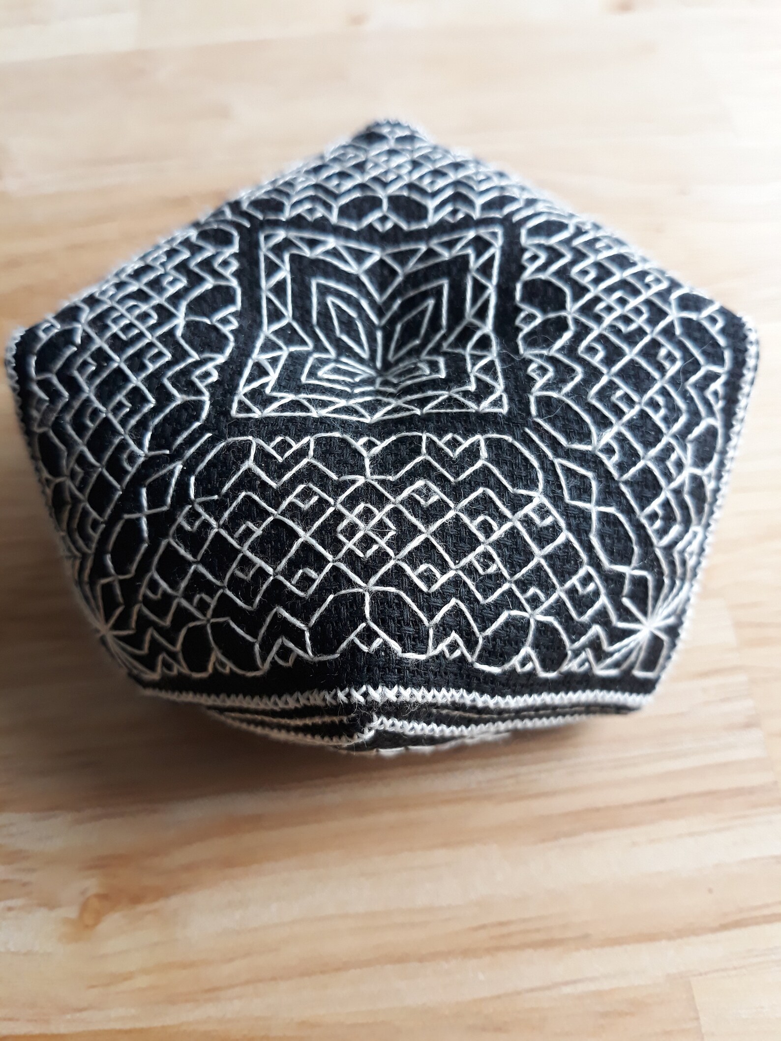 Set of 3 Biscornu Patterns PDF Patterns Blackwork Biscornu | Etsy