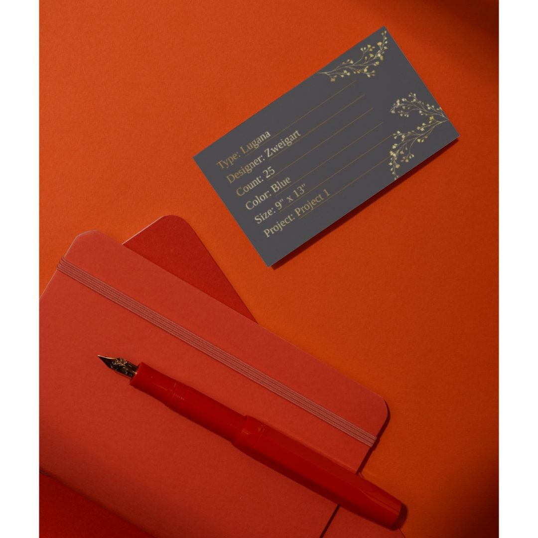 Printable Cards to Organize Your Fabric Storage, Edit With Templett ...