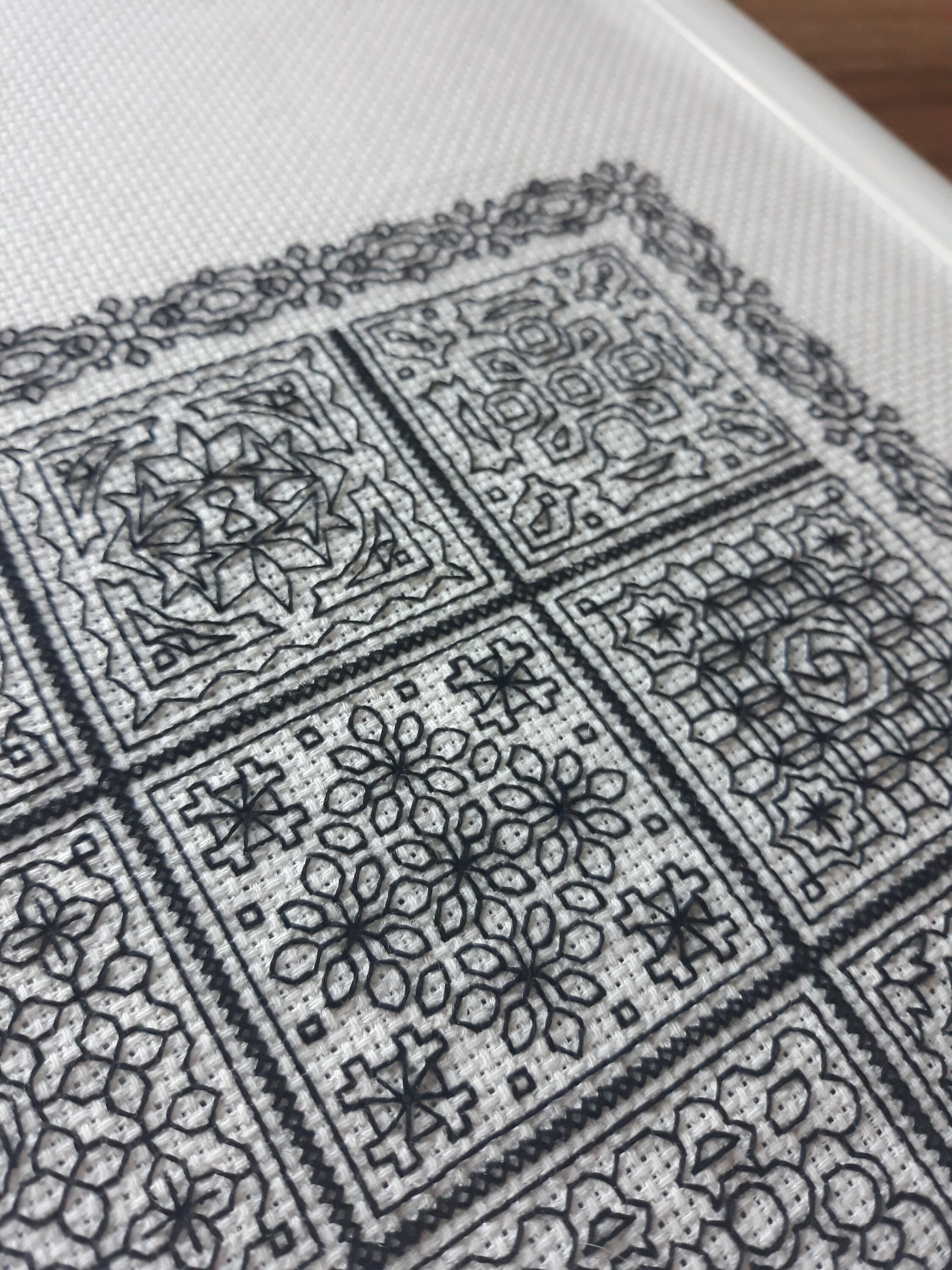 Sampler #2 and #4 - Two Blackwork Style Sampler Patterns, 2 Digital ...