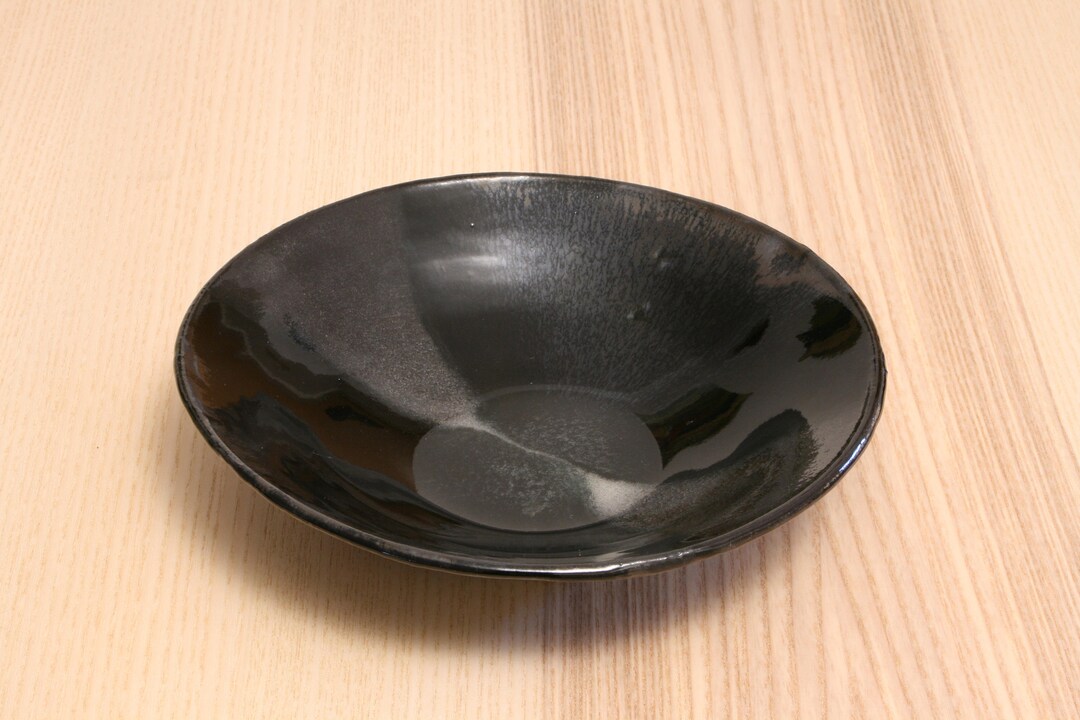 Pottery Handmade, Shiny Black Ceramic Bowl for the Living Room or ...