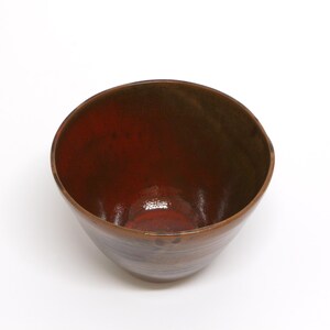 Pottery Handmade, Red Clay Ceramic Bowl. Red and Brown Glazed Colors ...