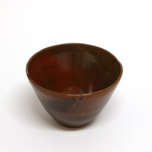 Pottery Handmade, Red Clay Ceramic Bowl. Red and Brown Glazed Colors ...