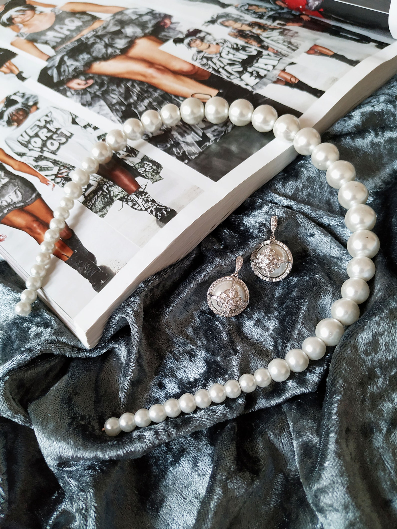 Double Triple Alice Pearl Headband / Pearl Crown / Wedding - Etsy