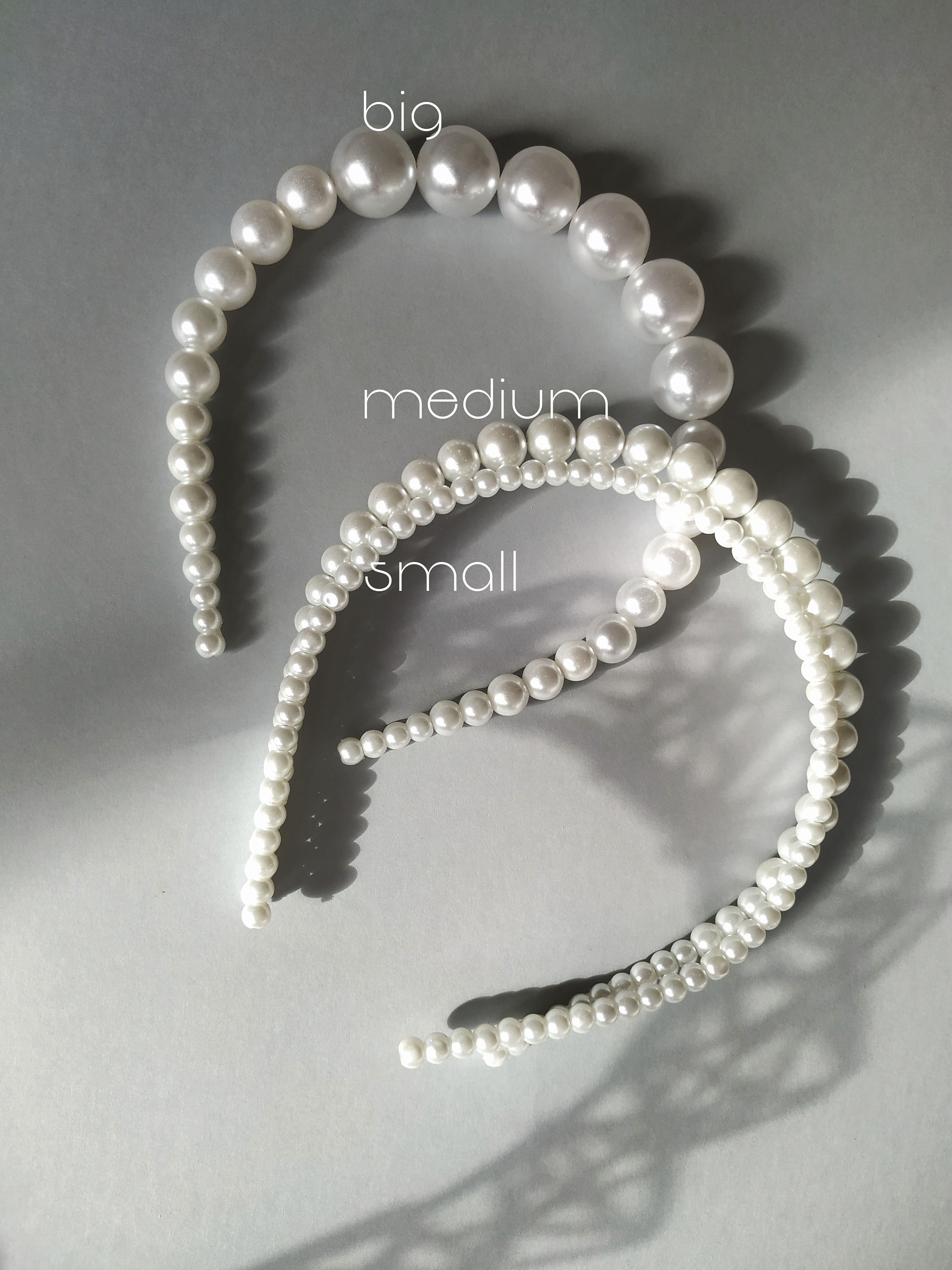 Double Triple Alice Pearl Headband / Pearl Crown / Wedding - Etsy