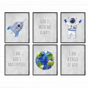 Watercolor Outer Space Wall Art Printable Wall Art Digital - Etsy