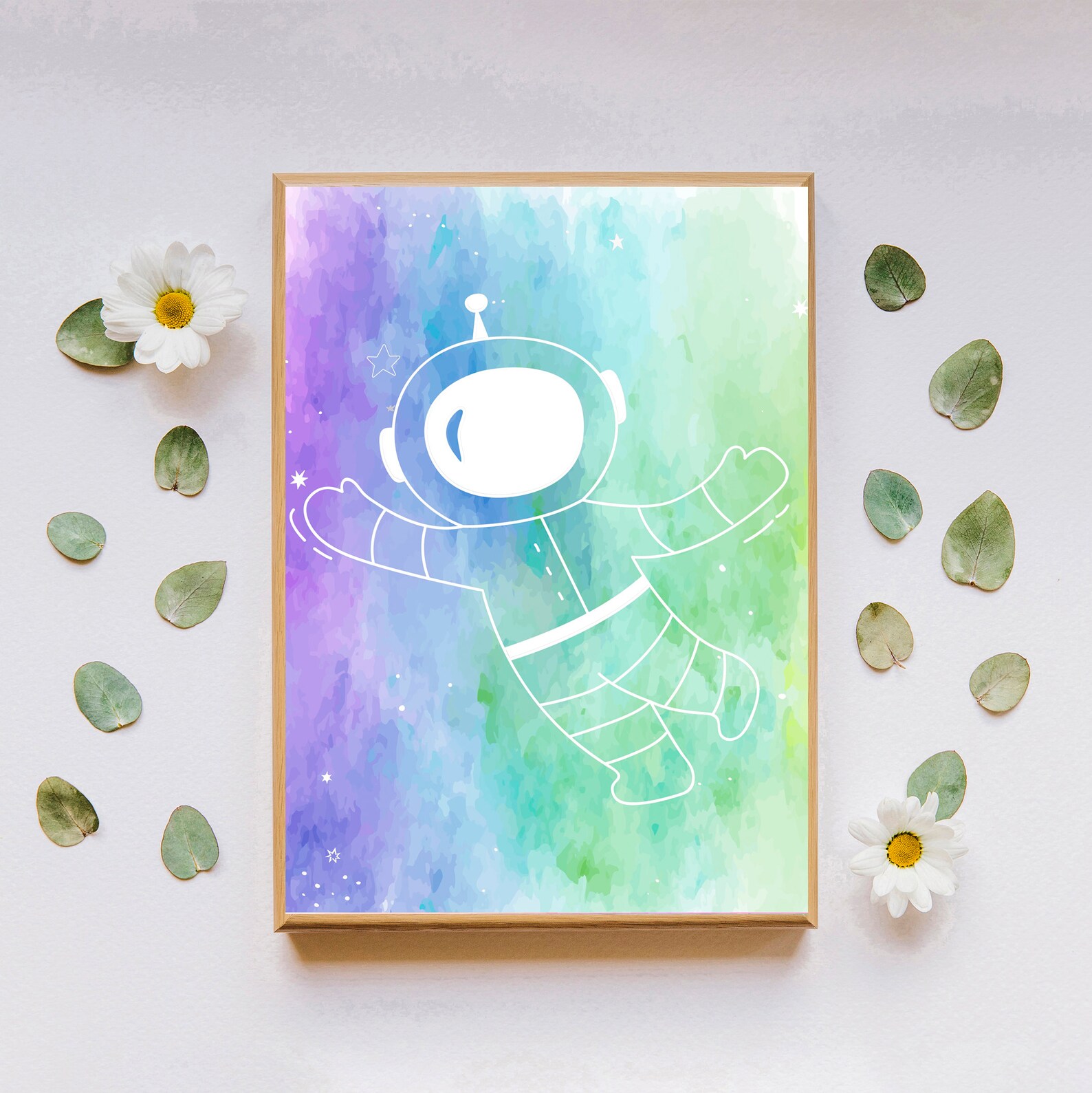 Outer Space Decor Digital Download Printable Wall Art Space | Etsy