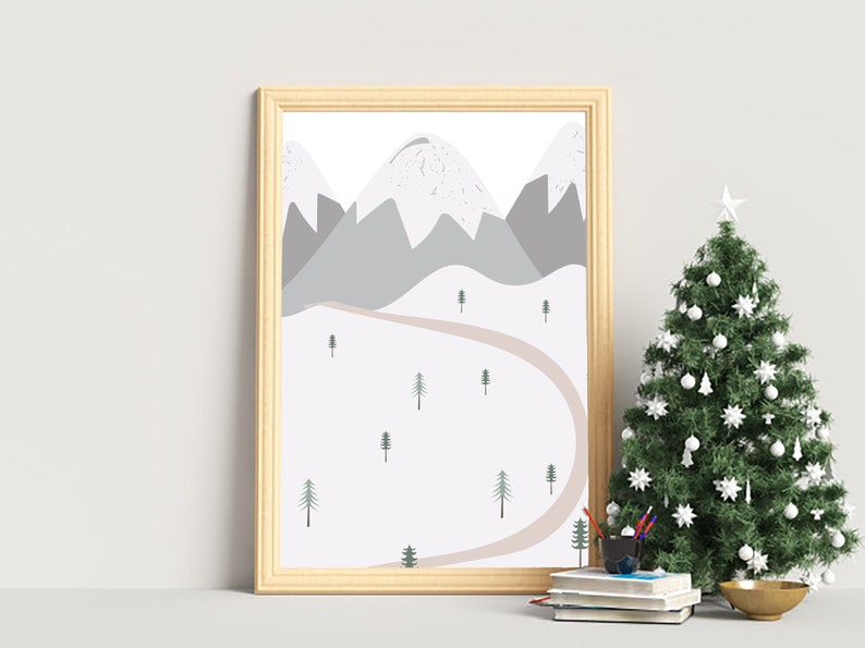 Winter Wonderland Printable Wall Art Digital Download - Etsy