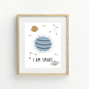 Space Printable Wall Art, Digital Download, Affirmation for Children ...