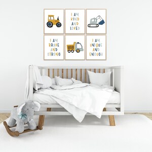 Construction Printable Wall Art, Affirmation for Kids Wall Art ...
