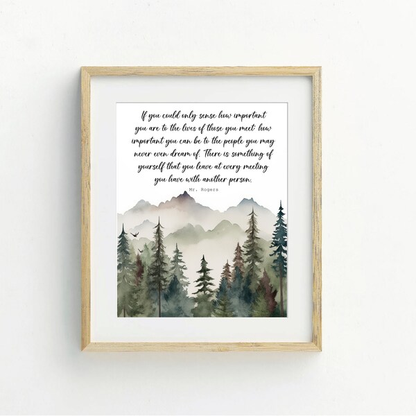 Mr. Rogers Quote - Etsy