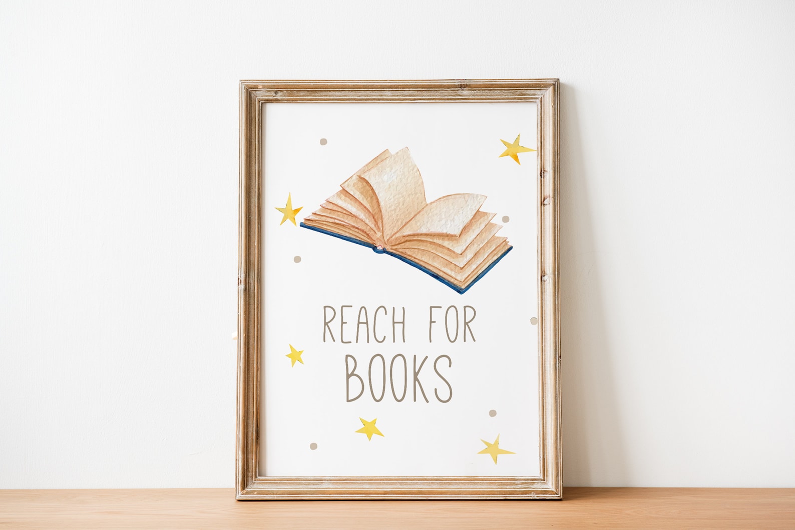 Reading Corner Printable Wall Art Digital Download Space | Etsy