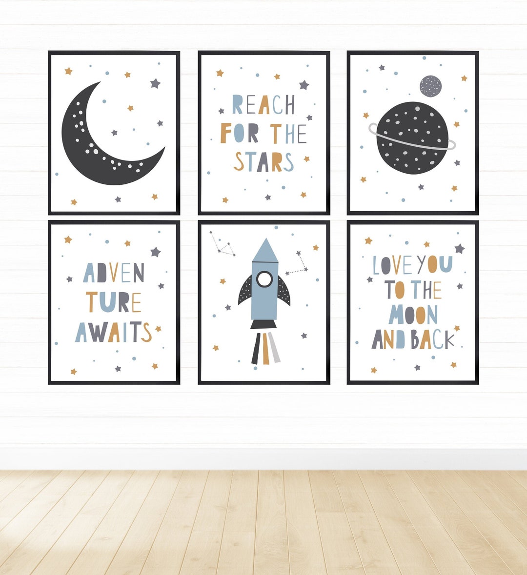 Outer Space Posters, Printable Wall Art, Digital Download, Space Themed ...