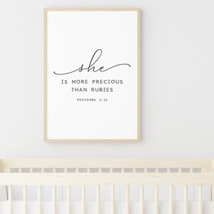 Proverbs 3:15 Print, Printable Wall Art, Digital Download, Bible Verse ...