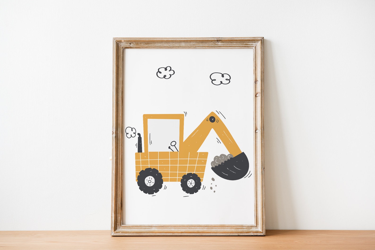 Printable Construction Wall Art Digital Download Printable - Etsy