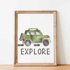 Watercolor Transportation Printable Wall Art Digital - Etsy