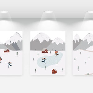 Winter Wonderland Printable Wall Art, Digital Download, Holiday Decor ...