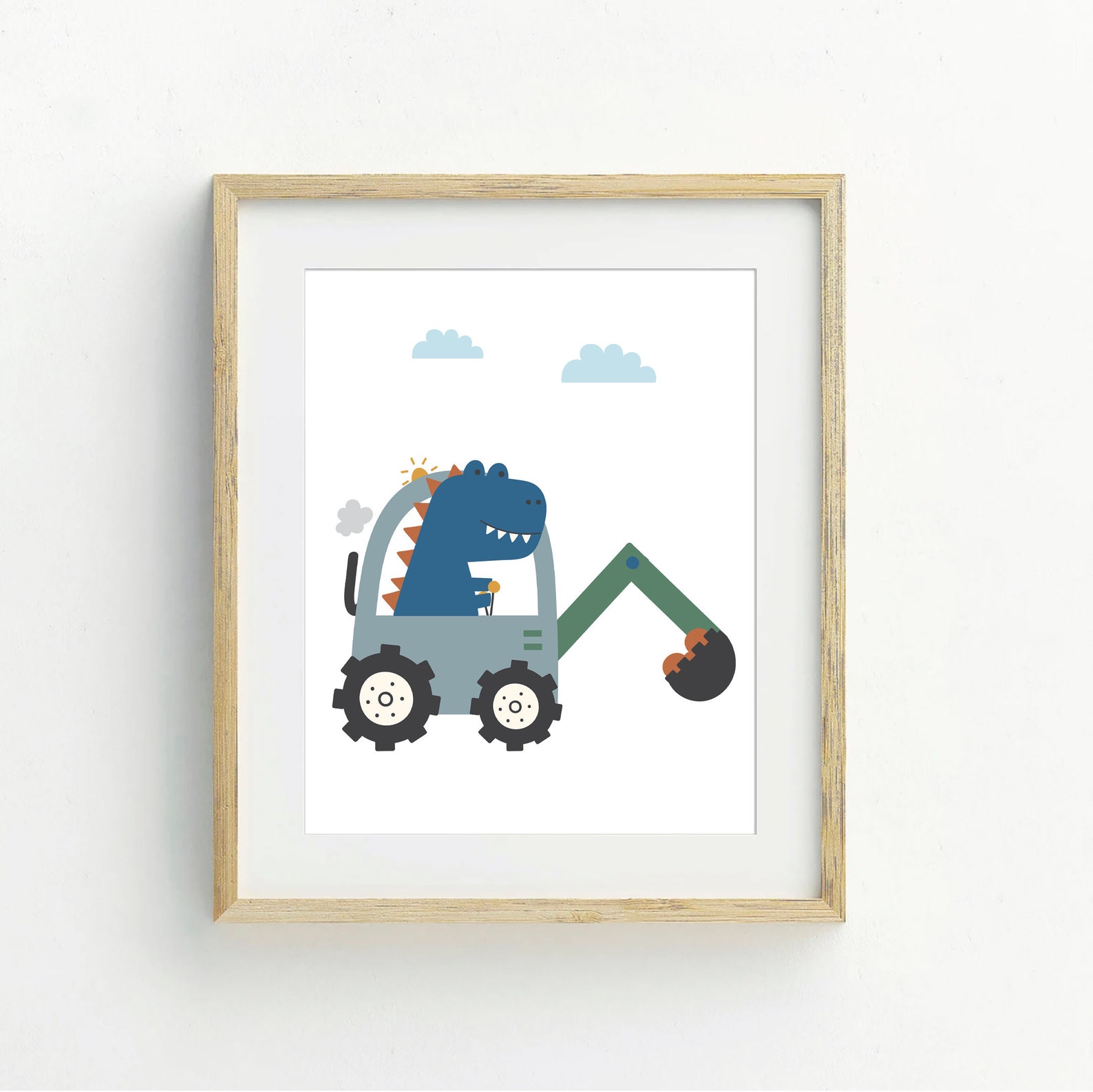 Construction Prints Printable Wall Art Digital Download - Etsy