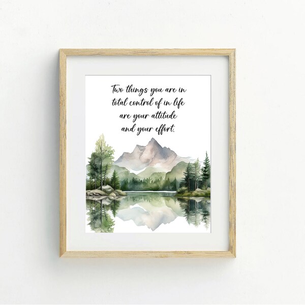 Attitude and Effort Poster - Etsy