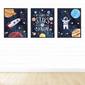 Watercolor Outer Space Printable Wall Art, Digital Download, Outer ...