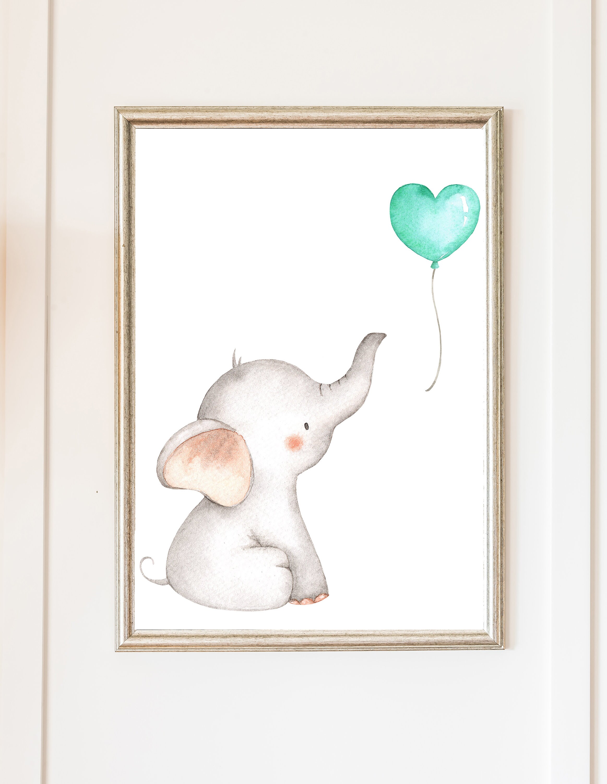 Elephant Printable Wall Art Decor Digital Download Elephant | Etsy